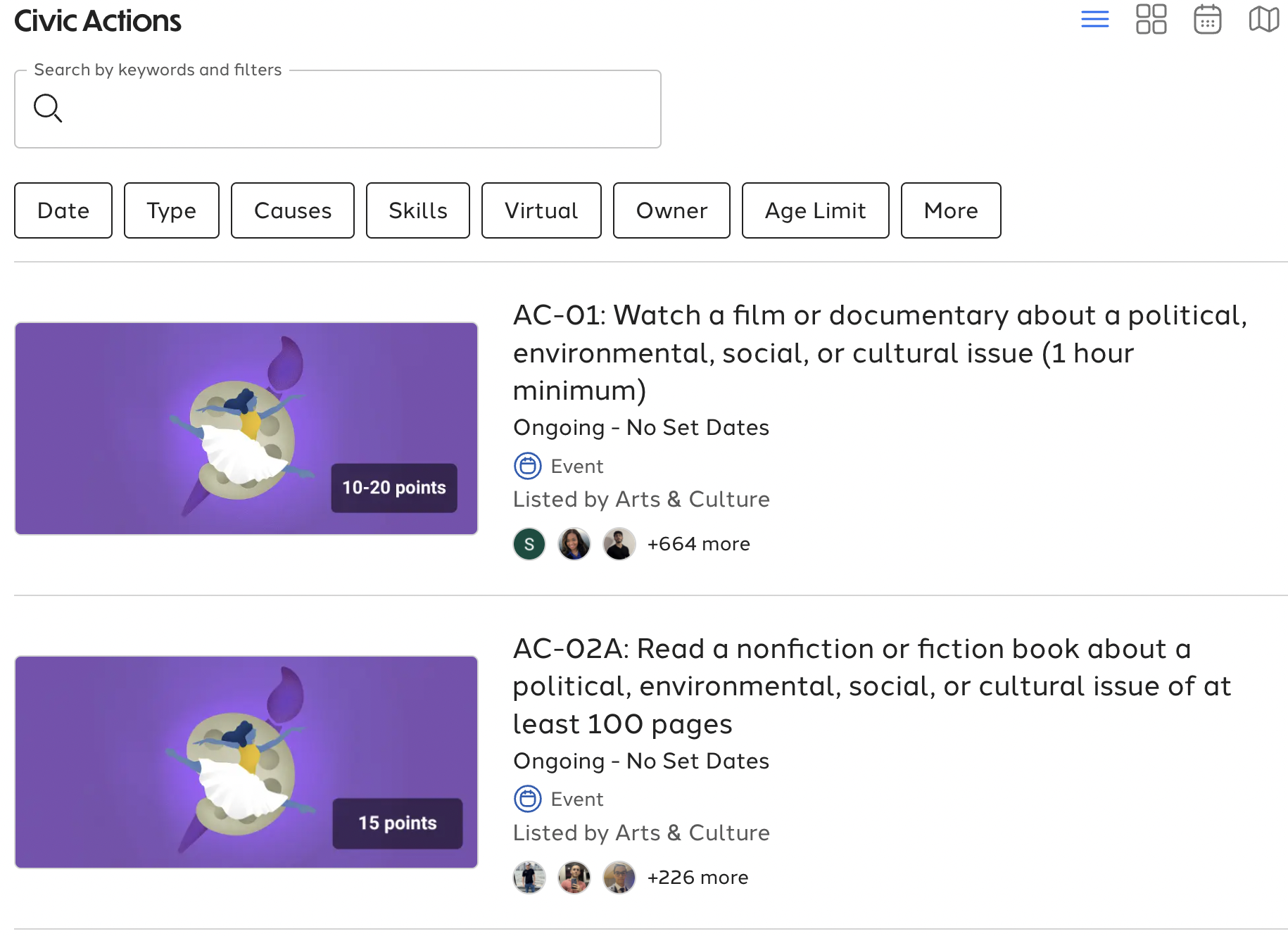 Civic Action Scorecard
